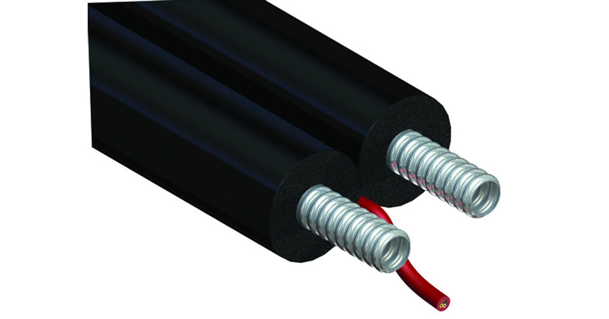 Tuburi riflate din otel inoxidabil 1 cu cablu electric indoibile manual ...