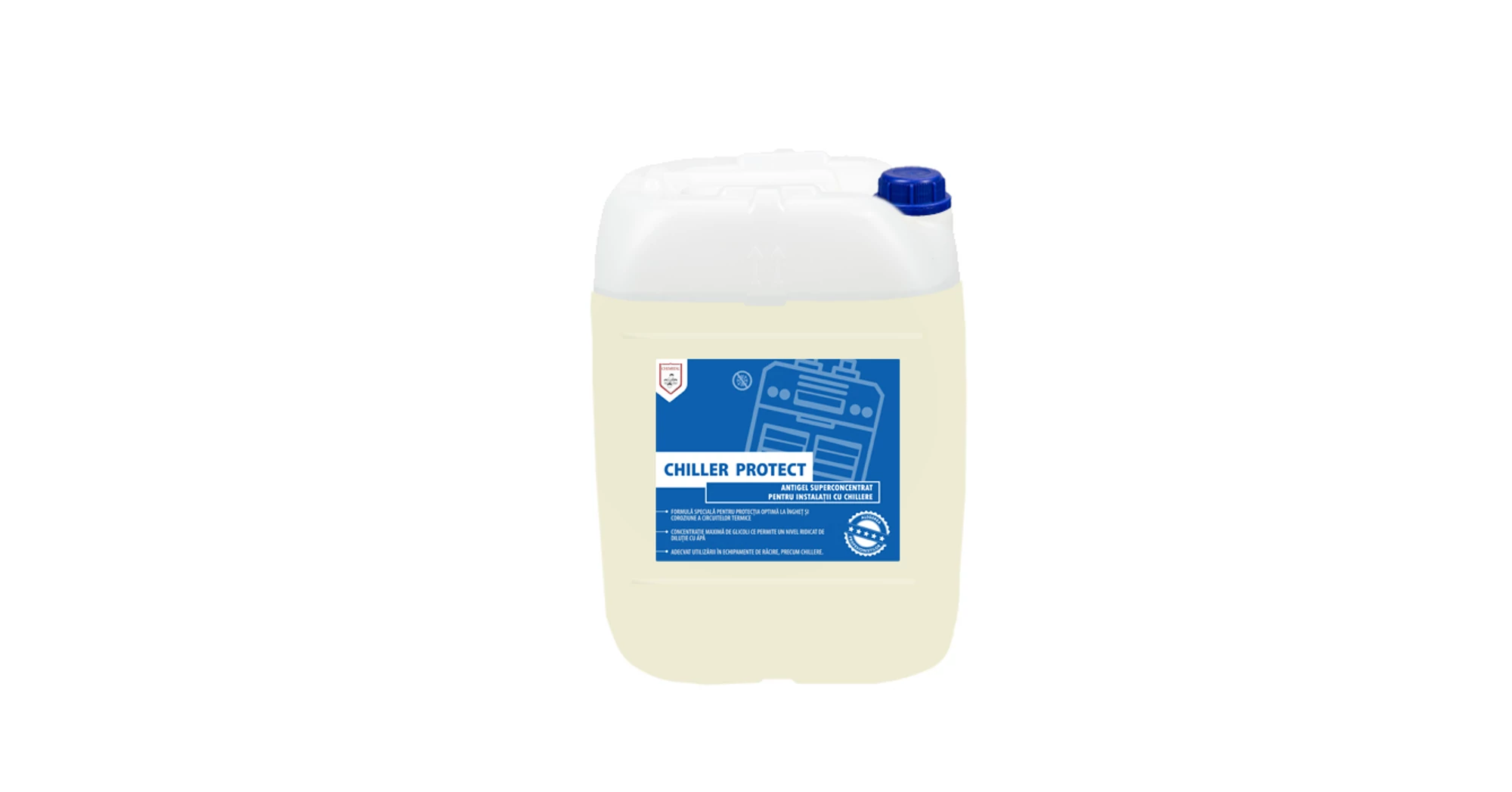 Antigel diluat pentru instalații cu chillere, 20 kg, CHILLER PROTECT ...