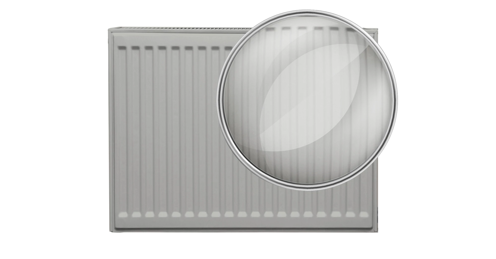 Calorifer din otel tip panou 22 DK 600 x 1200 mm gri mat EURAD 2510 W