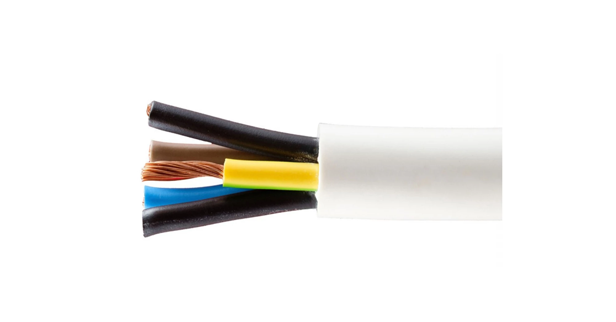 Cablu electric multifilar din cupru cu izolatie pvc, flexibil MYYM 5 x ...